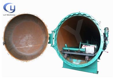 China Automated Control Pressure Pole Treatment Plant Autoclave Wood Horizontal Type 1.58MPa for sale
