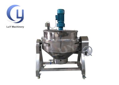 China Stainless Steel Steam Jacketed Kettle 100-500L Capacity with Automatic Stirring and 380V Power for sale