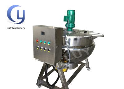 China Automatic Gas Cooking Jacketed Kettle with Mixer - 100L to 500L Capacity, 380V Three Phase Power for sale