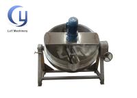 China 100L 200L 300L Industrial Steam Jacketed Kettle with 380V Three Phase Power and Automatic Temperature Control for sale