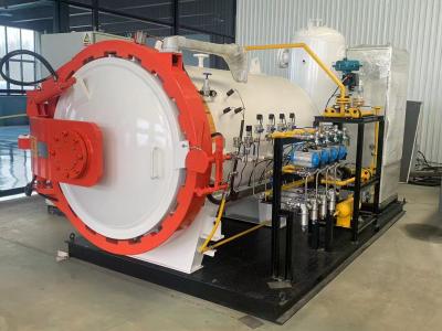 China Industrial Composite Autoclave 600-5000mm Diameter 100-450°C Electric Heating for Carbon Fiber Curing for sale