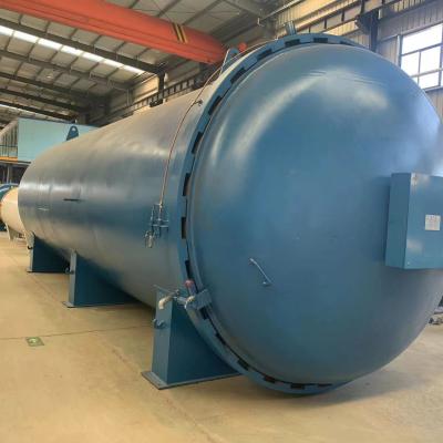 China Full Automatic Rubber Curing Autoclave 800mm Diameter 22000mm Length Steam Vulcanizer for sale