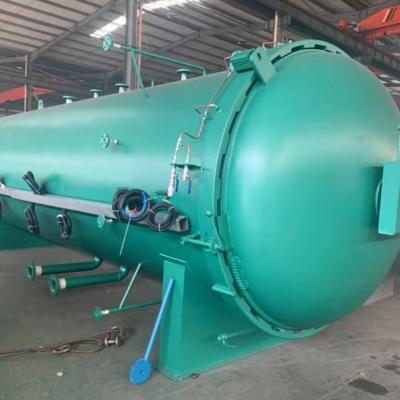 China Rubber Curing Autoclave Vulcanizer 0.6-3.0Mpa Full-Automatic Energy Saving Tire Recycling Machine for sale