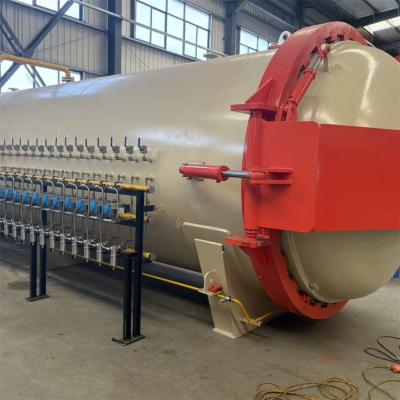 China Composite Autoclave 600-5000mm Diameter 100-450°C Electric Heating for Carbon Fiber Curing for sale