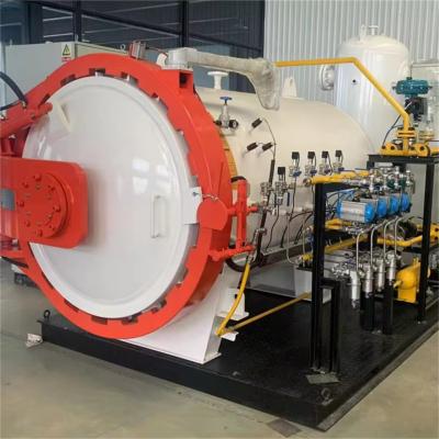 China Industrial Composite Autoclave 600-5000mm Diameter 100-450°C Electric Heating for Aerospace Carbon Fiber Curing for sale