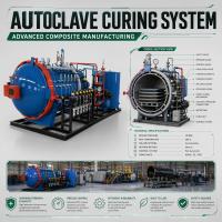 China CE Verified Vacuum Autoclave for Prepreg Composite Molding Heat Insulation Stable Parameter Industrial Hot Press Pressure Tank for sale