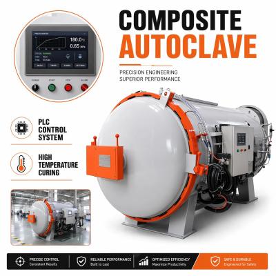 China CE ISO Certified Stainless Steel 2.0x6.0m 170 Stable Pressure Rubber Vulcanizing Autoclave PLC Control for Rubber Hose Roller for sale