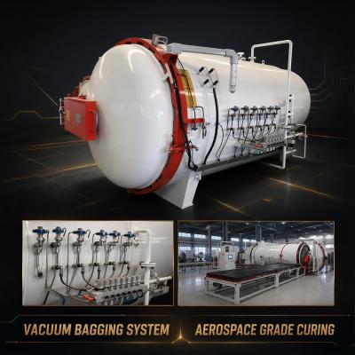 China ASME Approved 2.5x8.0m Continuous Working Industrial Steam Autoclave for Conveyor Belt Rubber Products Vulcanization for sale