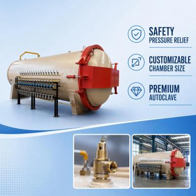 China CE Certified 0.6x1.2m Compact Structure Mini Laboratory Autoclave for Material Sample Curing Research for sale