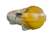 China Air Heating Rubber Vulcanization Autoclave with 0.6-3.0 MPa Pressure and 150-220°C Temperature Control for sale