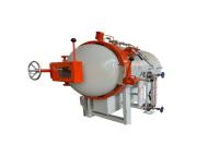 China 185°C Steam Heating Rubber Vulcanizing Autoclave | 0.6-3.0 MPa Pressure | Custom Sizes Up to 4.5m Diameter for sale
