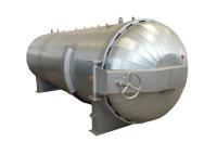 China DN1500 Rubber Curing Autoclave 0.85MPa Q345R Steel for Tire Vulcanization with 150-220℃ Temperature Range for sale