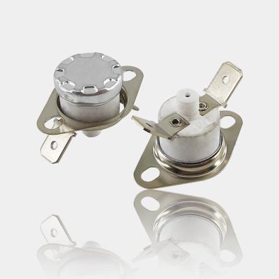 China KSD301 Bimetal Thermostat KSD302 250V 16A Ceramic Manual Reset Thermal Switch for sale