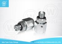 China BSP Thread Hydraulic Pipe Fittings ED Seal Cushion Metric Female 24 Degree Cone G1/4 to G1 1/2 for sale