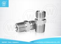 China Carbon Steel BSP BSPT Male 60 Degree Flare Hydraulic Tube Fittings Adapters 1/4 to 2 Inch for sale
