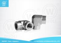 China BSPT Female Thread Hydraulic Inverted Flare Adapter Fittings 90 Degree Elbow Carbon Steel for sale
