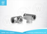 China Carbon Steel Female BSPT Thread Pipe Fittings Tee Adapter 3 Way Corrosion Resistant 1/4 to 2 Inch for sale