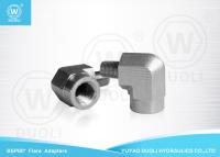 China Carbon Steel Hydraulic BSPT Male to BSP Female Thread Flare 90 Degree Elbow Adapter 1/4 to 1 Inch for sale
