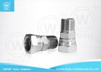 China BSPT Male to BSP Female 60 Degree Hydraulic Flare Bulkhead Fitting Adapter R1/8 to G1/8 for sale