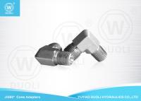 China JIS 60 Degree Elbow Male Thread Hydraulic Fitting Carbon Steel 1ST9 Series for sale