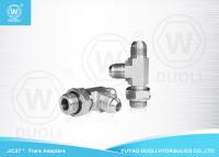 China 37 Degree JIC Flare Male Tee Hydraulic Hose Quick Connect Fittings Adapter 7/16-20 for sale
