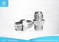 China Carbon Steel Hydraulic JIC 37 Degree Flare to BSP Male 60 Degree Seat Captive Seal Fitting 7/16 to 1 5/8 Inch for sale