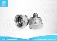 China Hydraulic JIC 37 Degree Flare Fittings Carbon Steel White Zinc Plated 7/16 to 2-1/2 Inch for sale