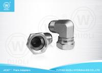 China Carbon Steel SAE 90 Degree Elbow JIC Flare Fitting 37 Degree Flared Tube 7/16-20 to 2-1/2-12 for sale