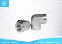 China Hydraulic 90° Elbow Female NPT Thread Adapters Steel Pipe Fittings 1/4 to 2 Inch for sale