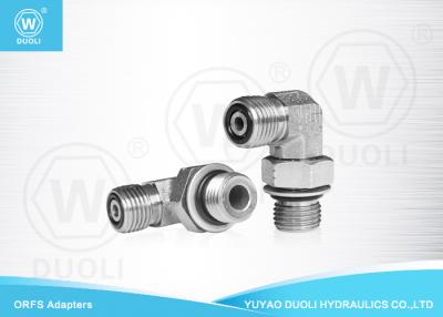 China Carbon Steel Hydraulic 90° Elbow ORFS to BSP Male O Ring Seal Fitting 9/16-18 to 2-12 for sale