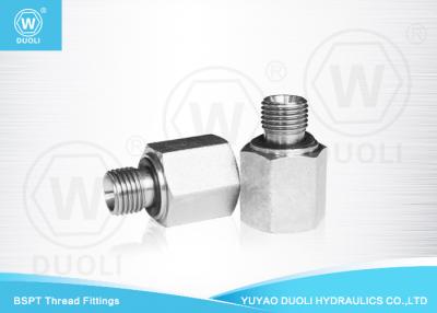 China Carbon Steel BSP Male to Female Hydraulic Flare Fitting Connector ED Seal 1/8 to 1 1/2 Inch for sale