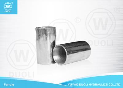 China Carbon Steel Hydraulic Ferrule 00TF0 for SAE 1SN 2SN Hose 12.5mm to 28.5mm for sale