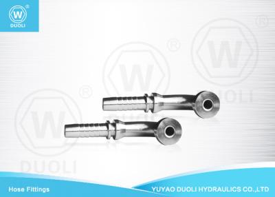 China 90 Degree Hydraulic Hose End Fittings ORFS Female Flat Seat Carbon Steel 9/16-18 Thread for sale