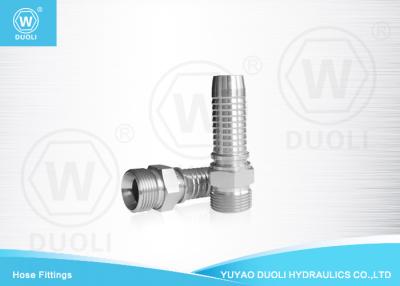 China Custom BSP Male High Pressure Hydraulic Hose Fittings BS5200 Carbon Steel G1/4 to G2 for sale