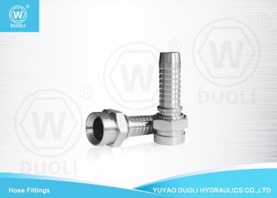 China JIC 37° Flare Double Hexagon Hydraulic Hose Fittings Male Female Carbon Steel SAE J514 for sale