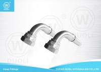 China Carbon Steel 90 Degree JIC Female Hydraulic Hose Fitting 37° Cone Seat SAE J514 7/16-20 to 2-1/2-12 for sale