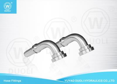 China 90 Degree SAE Flange Code 61 Hydraulic Pipe Fitting 3000 PSI Carbon Steel ISO12151-3 for sale