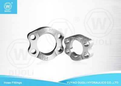 China SAE J518 ISO 6162 Carbon Steel Split Flange Clamp Hydraulic Fittings 1/2 to 5 Inch for sale