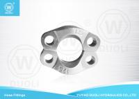 China SAE J518 ISO 6162 Hydraulic Split Pipe Flange Clamp Carbon Steel 1/2 to 4 Inch for sale