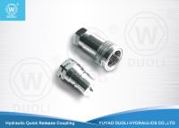 China Steel Hydraulic Quick Coupler , Quick Release Hydraulic Fittings ISO 7241 for sale
