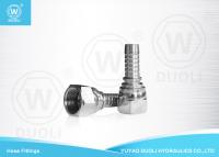China Carbon Steel Female JIC 74 Cone Hydraulic Hose Fittings Straight Swivel 1/2 inch for sale