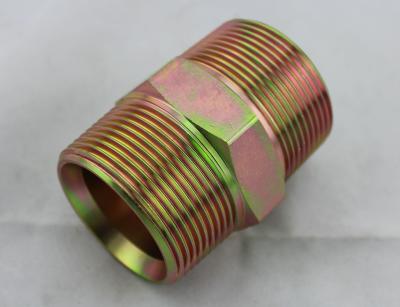 China Carbon Steel NPT Male Hydraulic Adapter Straight Pipe Fitting 1/4 to 2 Inch for sale