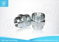 China White Weld Bite Type Hydraulic Hose Connectors Fittings With O Ring Sealing for sale
