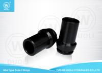 China Black Hydraulic Bite Type Industrial Hose Fittings Quick Connect Adapters Carbon Steel 1/4 to 1 Inch for sale