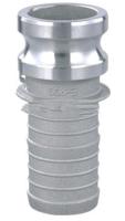 China SS/316 CAMLOCK Type Hydraulic Quick Coupling E Male Adapter Hose Shank for sale