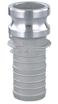 China SS/316 CAMLOCK Type Hydraulic Quick Coupling E Male Adapter Hose Shank for sale