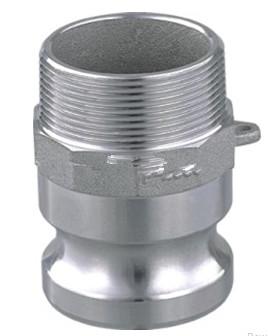 China Quick Disconnect Aluminium Camlock Coupling Fittings Type F Male Thread for sale