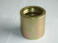 China Yellow Steel Zinc Plated Hydraulic Hose Ferrule Fittings for Multispiral Hose R9-R9R for sale