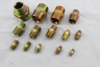 China British 55 Degree Cone Union BSPT Male Hydraulic Fittings Carbon Steel Zinc Plated for sale