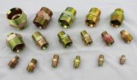 China Carbon Steel BSP BSPT Hydraulic Pipe Nipple 1/8-2 Inch Male Thread Fitting for sale